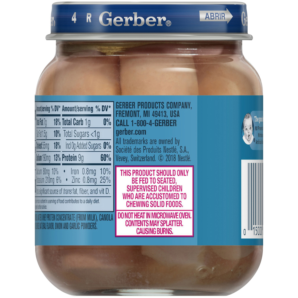 Gerber Meat Sticks :Gerber Turkey Sticks Lil Sticks Crawler 10 Months